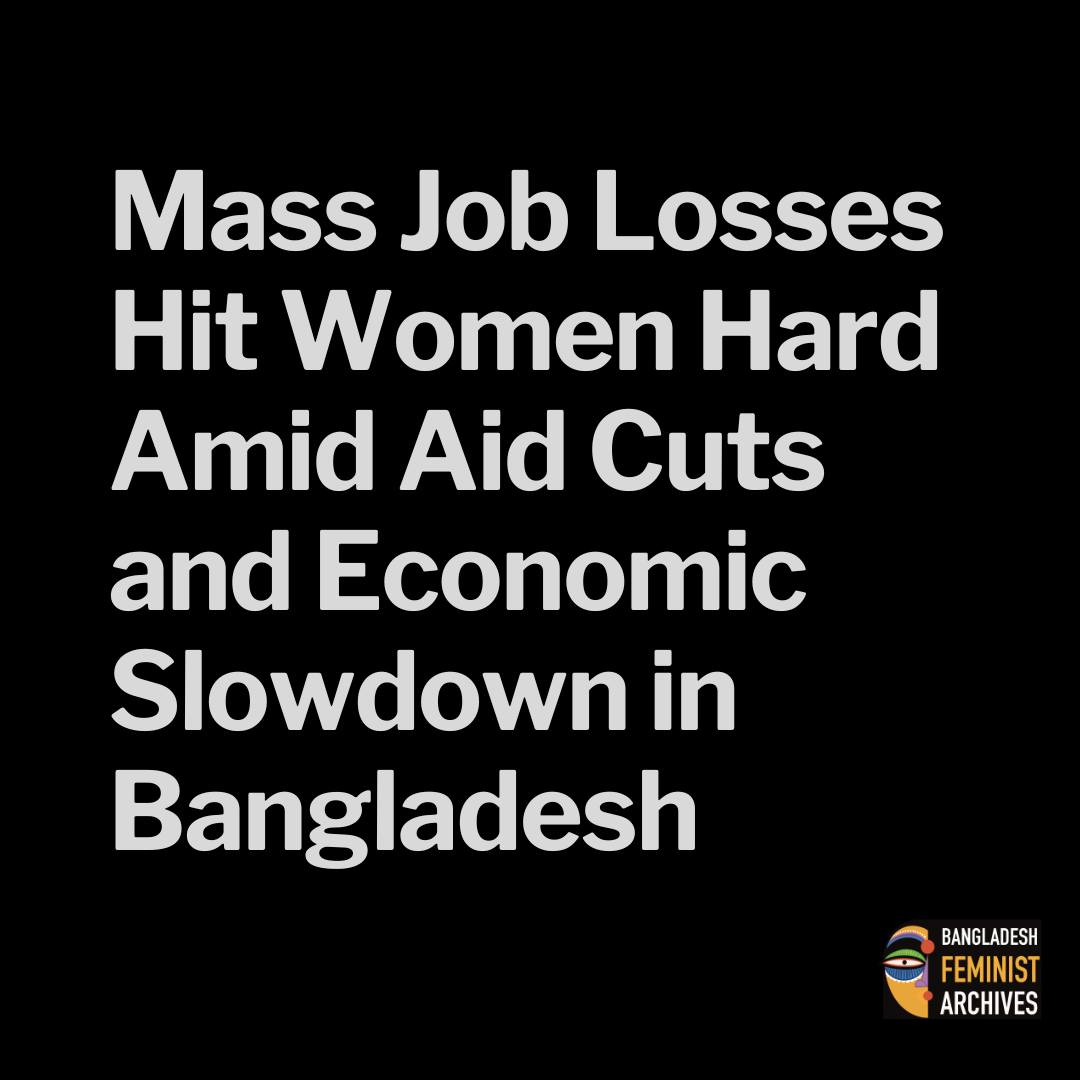 Mass Job Losses Hit Women Hard Amid Aid Cuts and Economic Slowdown in ...