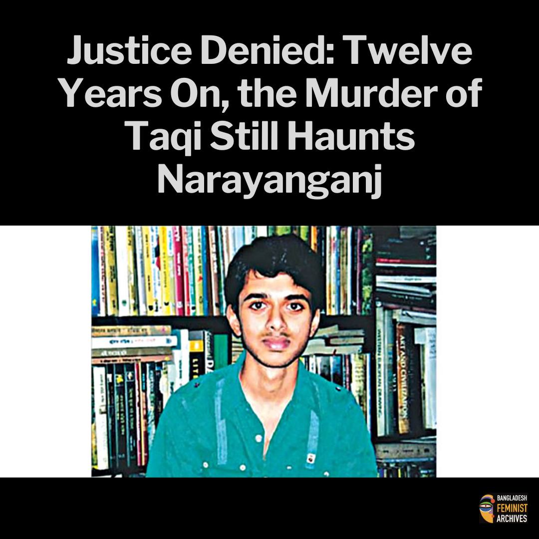 Justice Denied: Twelve Years on, The Murder of Taqi Stills Haunts ...